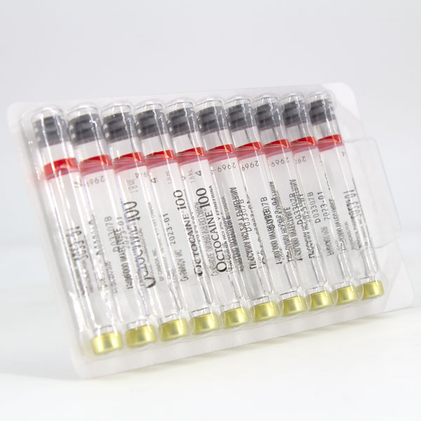 Anestesia Octocaine 100 al 2% con vasoconstrictor Novocol | Biotech Chile