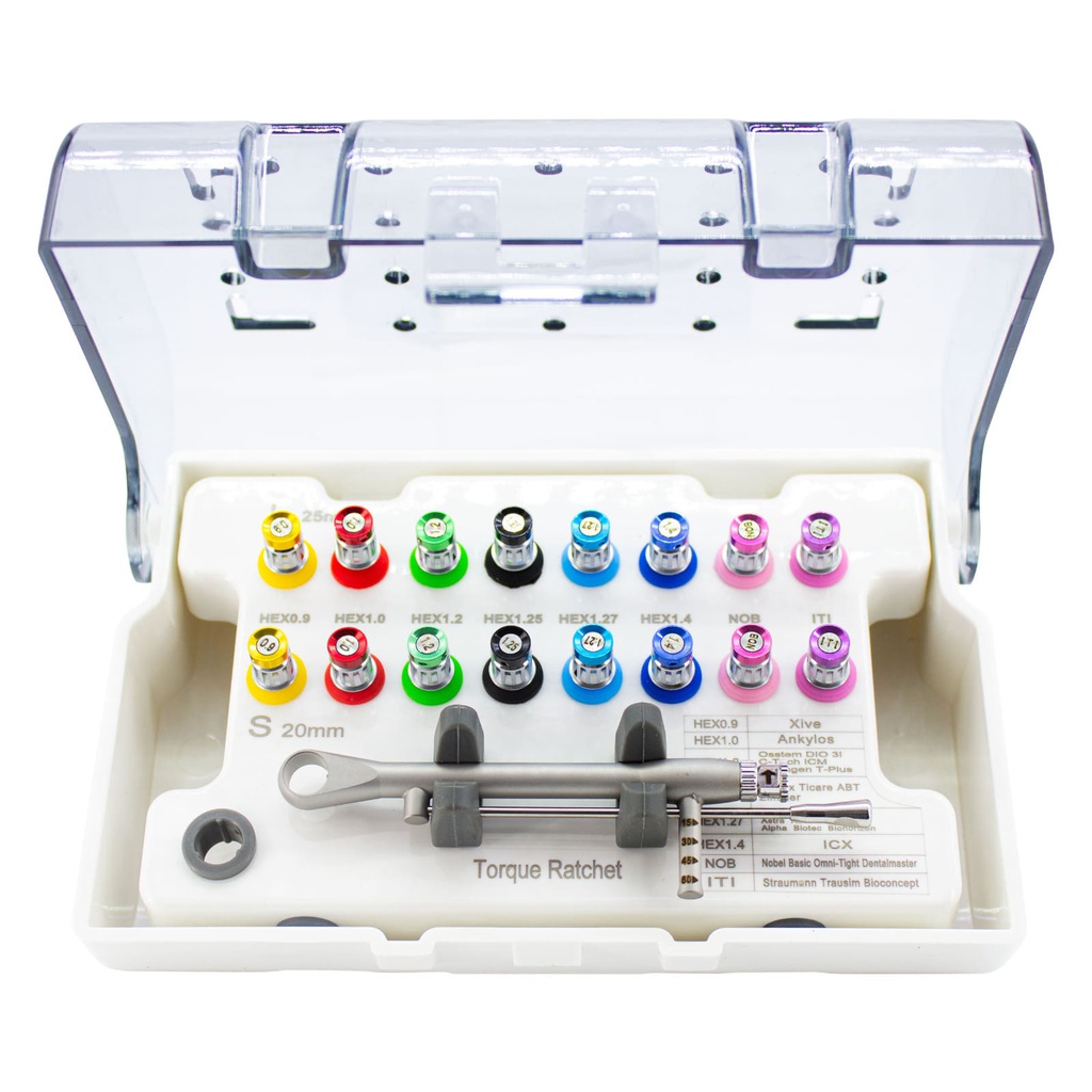 Kit Protésico Universal con Torquímetro manual IT02 Machtig | Biotech Chile